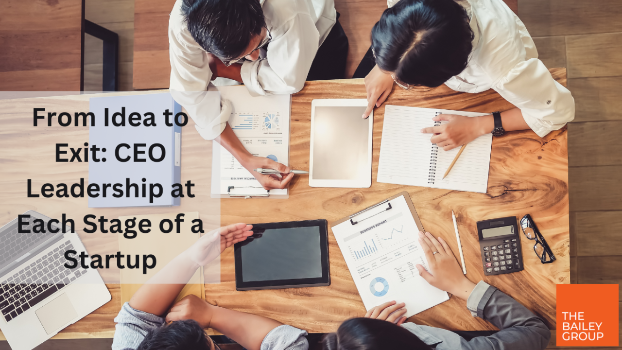 From Idea to Exit: CEO Leadership at Each Stage of a Startup - The ...